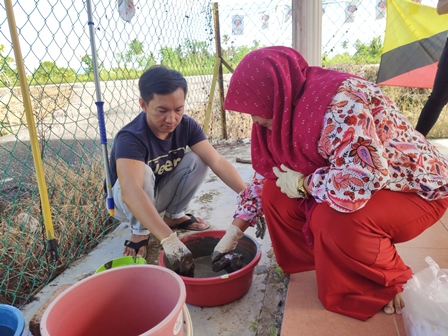 Kelas Keusahawanan Membuat Pasu Simen – NADI Kg Pangkat Stumbin