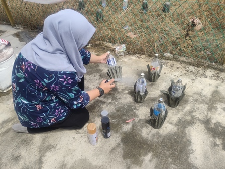 Kelas Keusahawanan Membuat Pasu Simen – NADI Kg Pangkat Stumbin